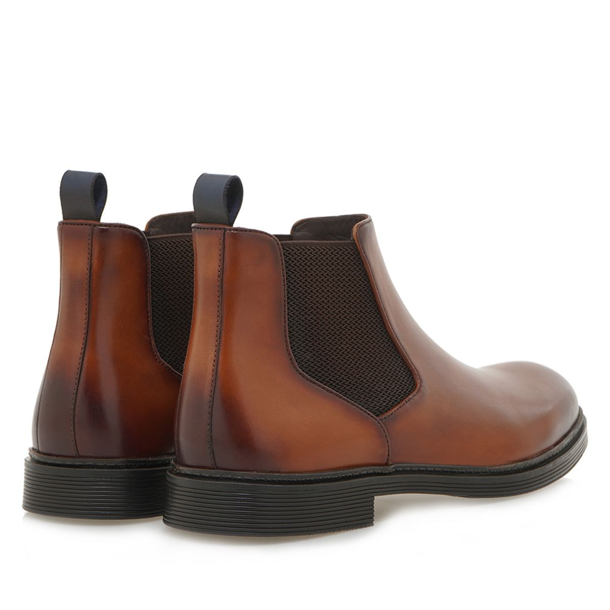 Renato Garini Ανδρικά Μποτάκια Ταμπά Δέρμα - Enjoy Shoes